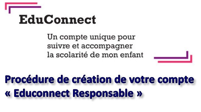 Procédure de création de votre compte « Educonnect Responsable ...